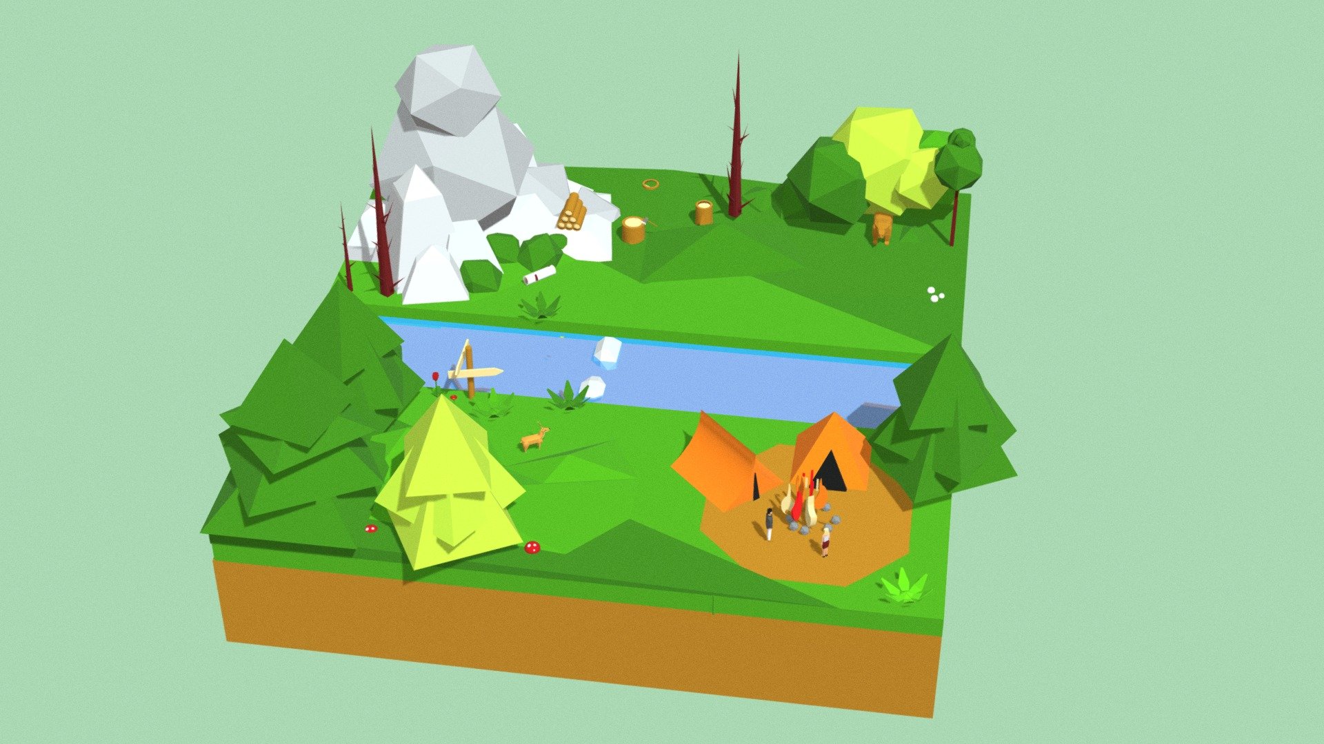 Jungle Adventure - Download Free 3D model by 3d.xyz (@webuild) [2ac1fa6 ...