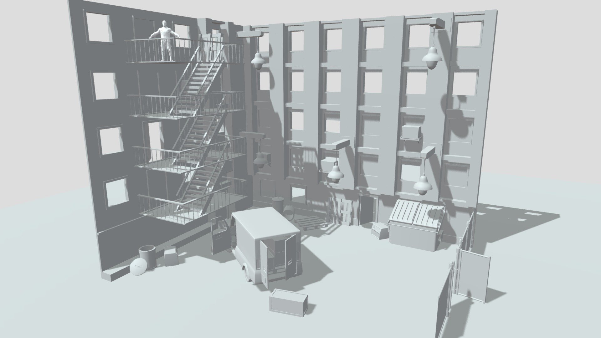 SHADE Test Paragon City Asset Showcase2 - 3D model by Hazber Naveed ...