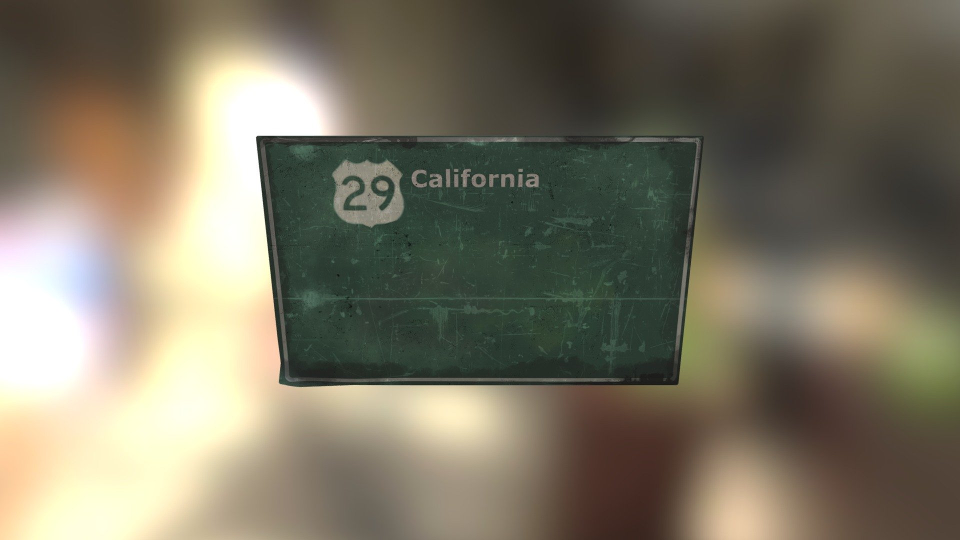 California_Sign - 3D model by Creative Market (@creativemarket ...