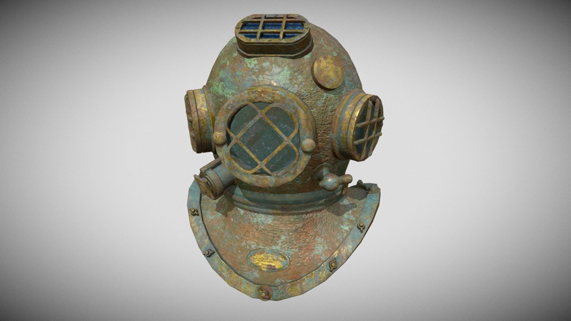 Divers Helmet - Download Free 3D model by Faheem Yusuf ...