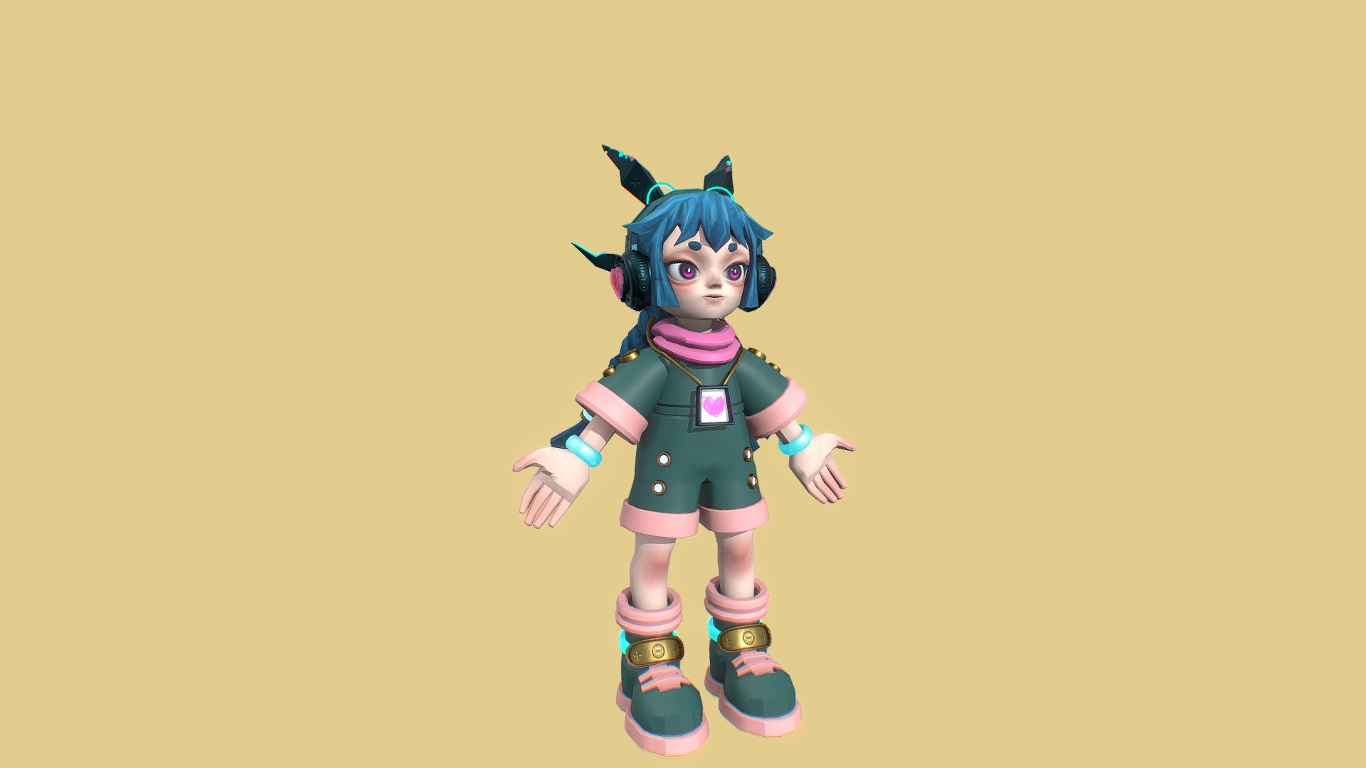Idol OC - 3D model by lulu524 [2ac6d0d] - Sketchfab