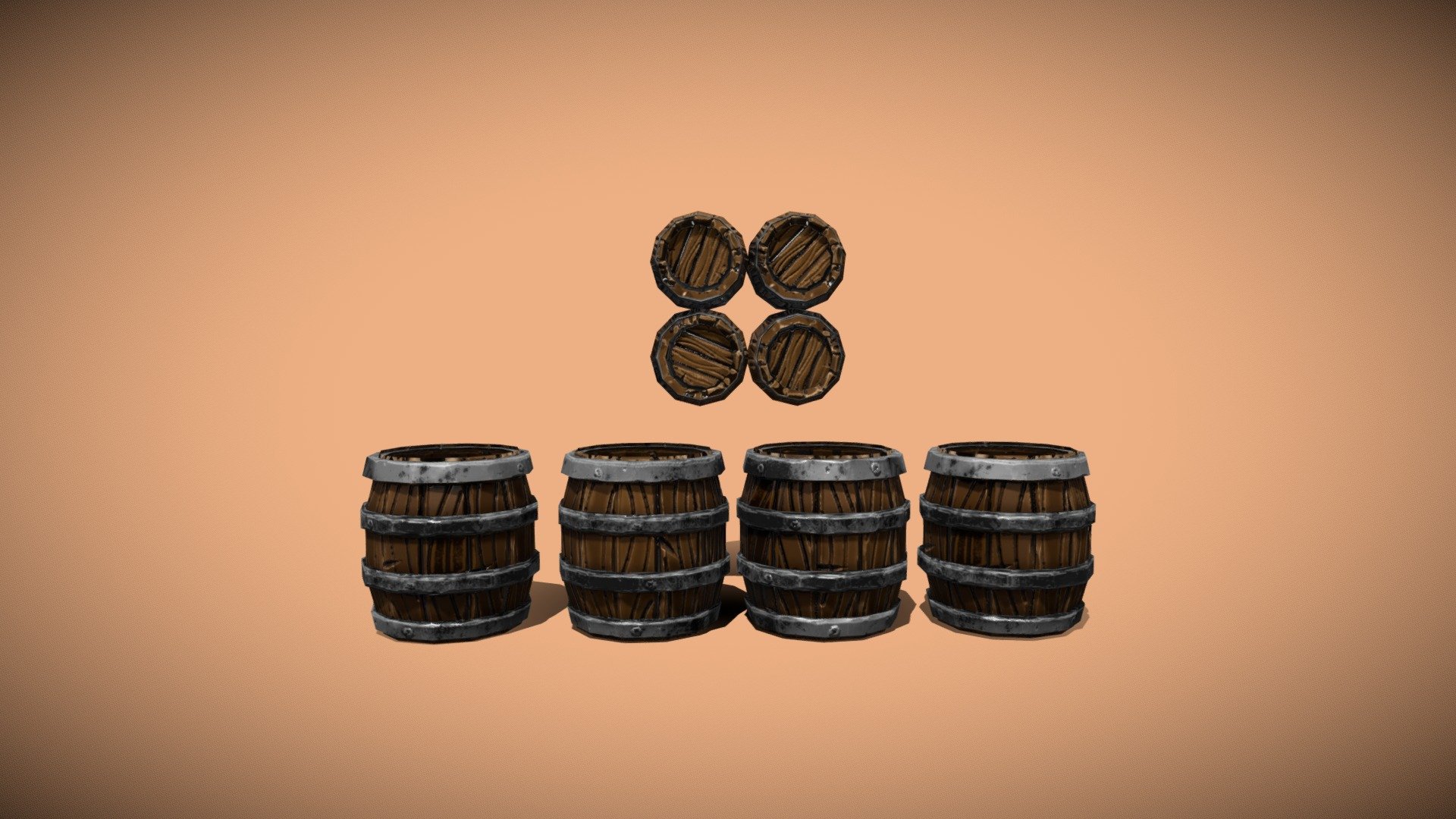 Stylized Barrels - Download Free 3D model by Rana_harfoush [2ac7893 ...