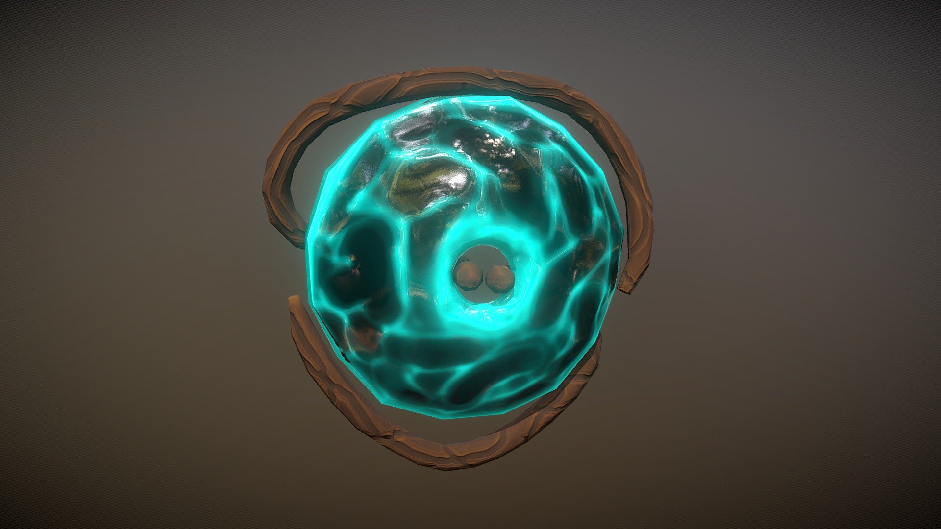 Fantasy Obsidian Shield - 3D model by DimLitStudio [2ac9c25] - Sketchfab