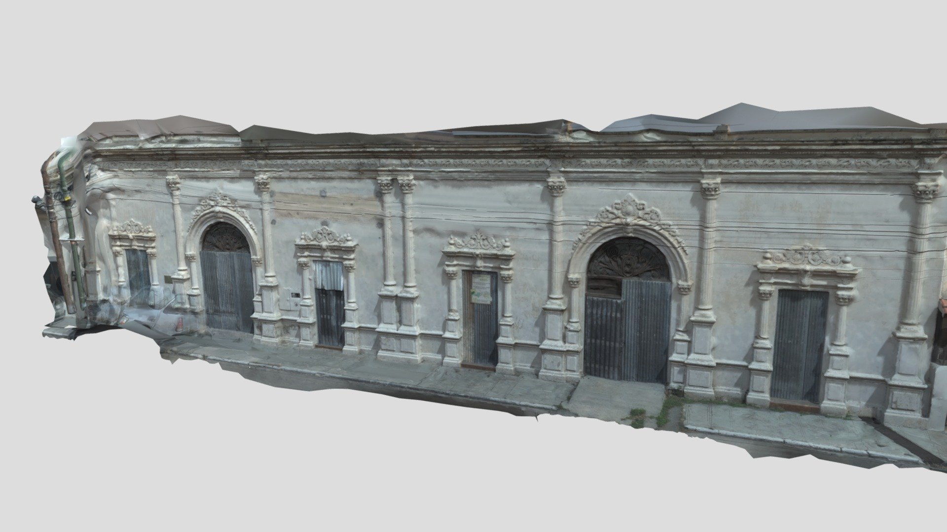 Fachada Edificio Hidalgo entre 22 y 21 - 3D model by pap1956 [2acc7b0 ...