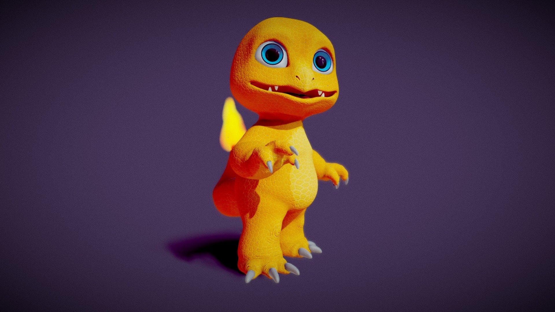Charmander Fanart - 3D model by IgorSan [2acf2a1] - Sketchfab