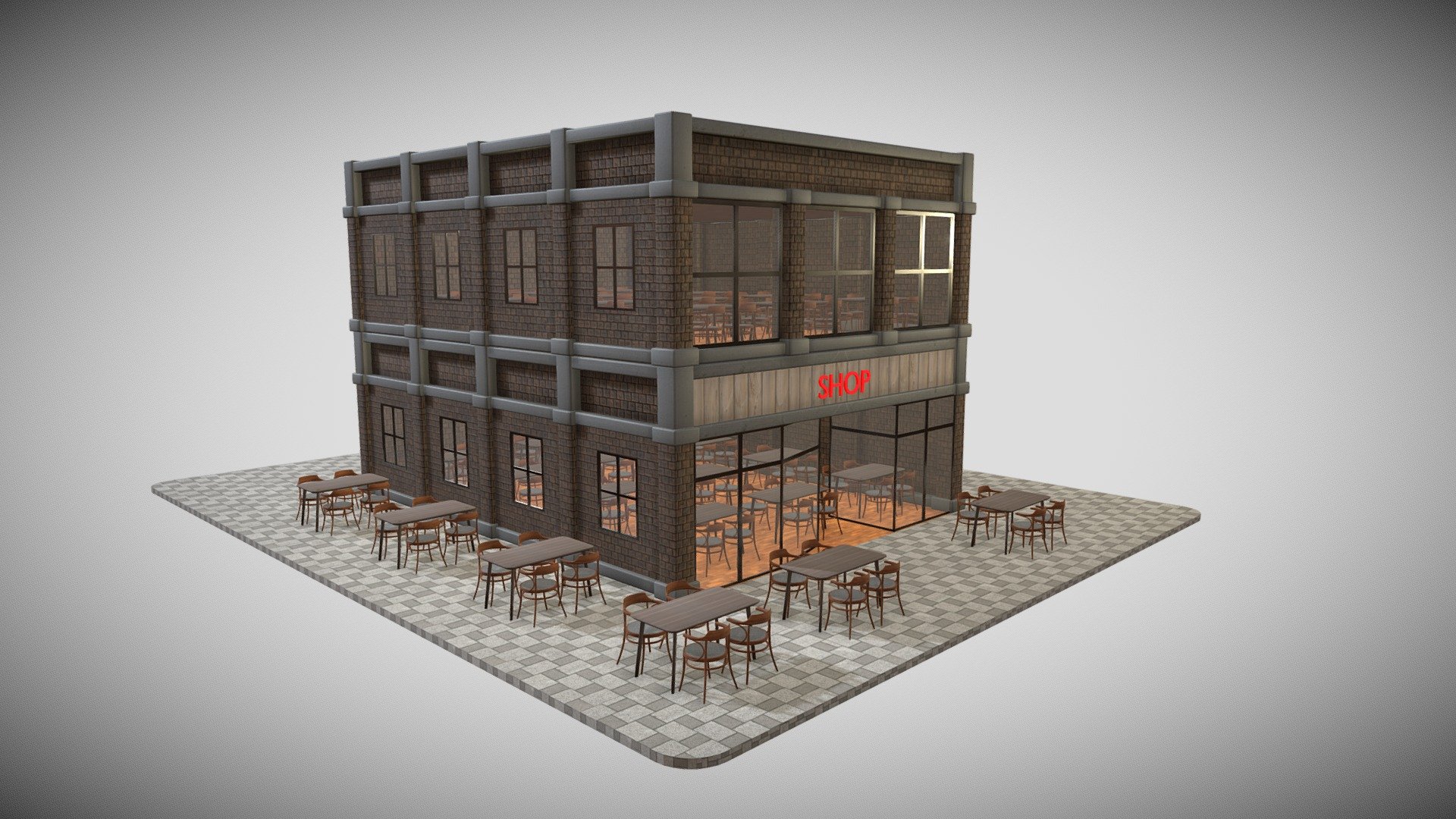 Street Shop - Buy Royalty Free 3D model by Redmoon (@_officialredmoon ...
