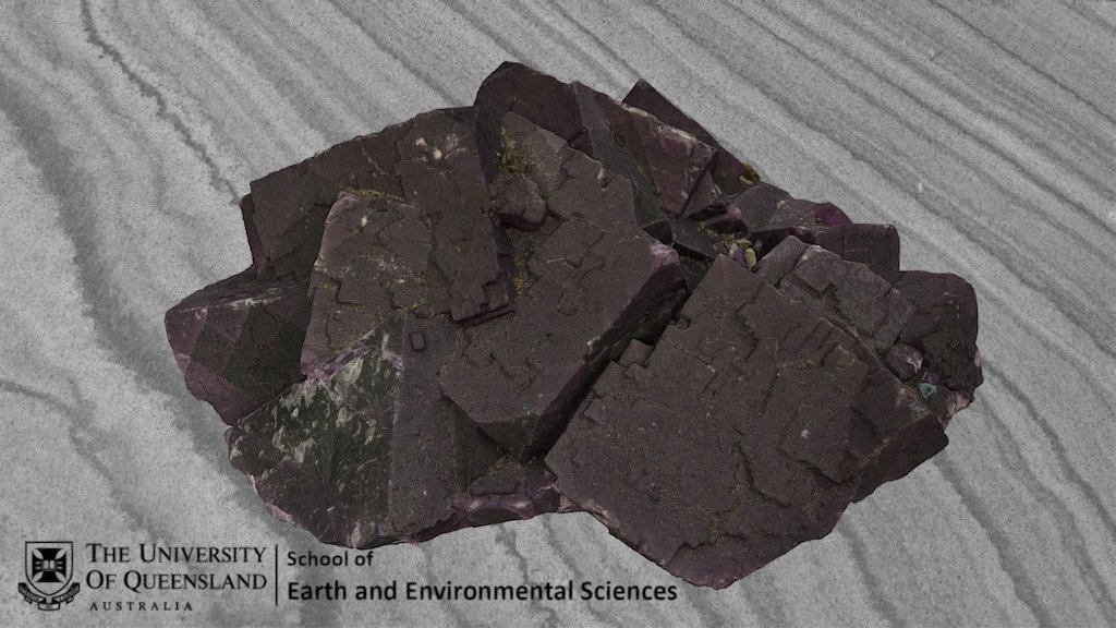 Fluorite (With minor Pyrite) - 3D model by nate_siddle (@nate_sid ...