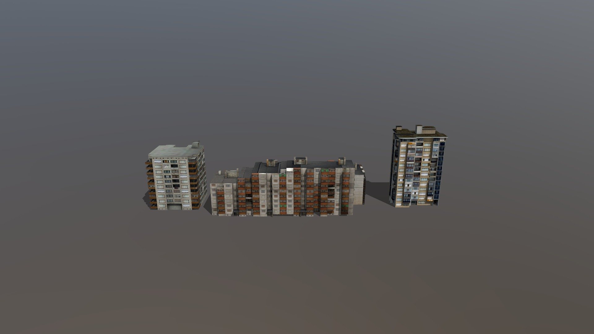 Half-life 2 - complete city-17 buildings - Download Free 3D model by ...