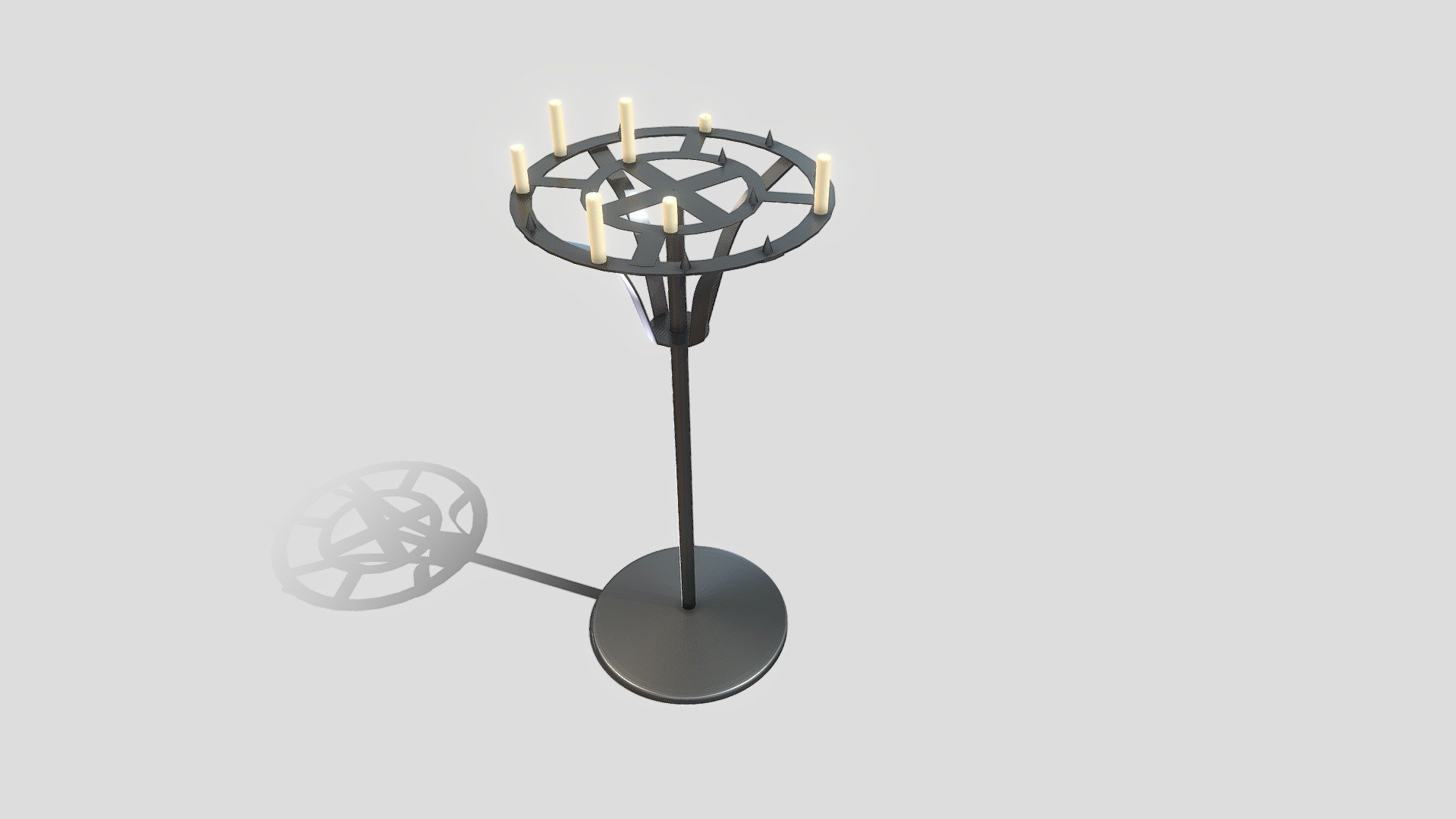 Medieval candlestick - Download Free 3D model by FractDesign [2ad1451 ...