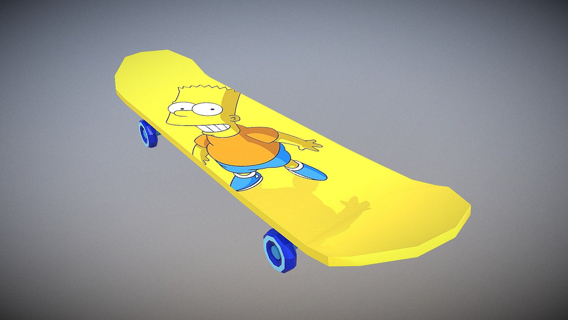 Low Poly Skateboard - Download Free 3D model by Levi (@leviromano) [2ad22ad] - Sketchfab