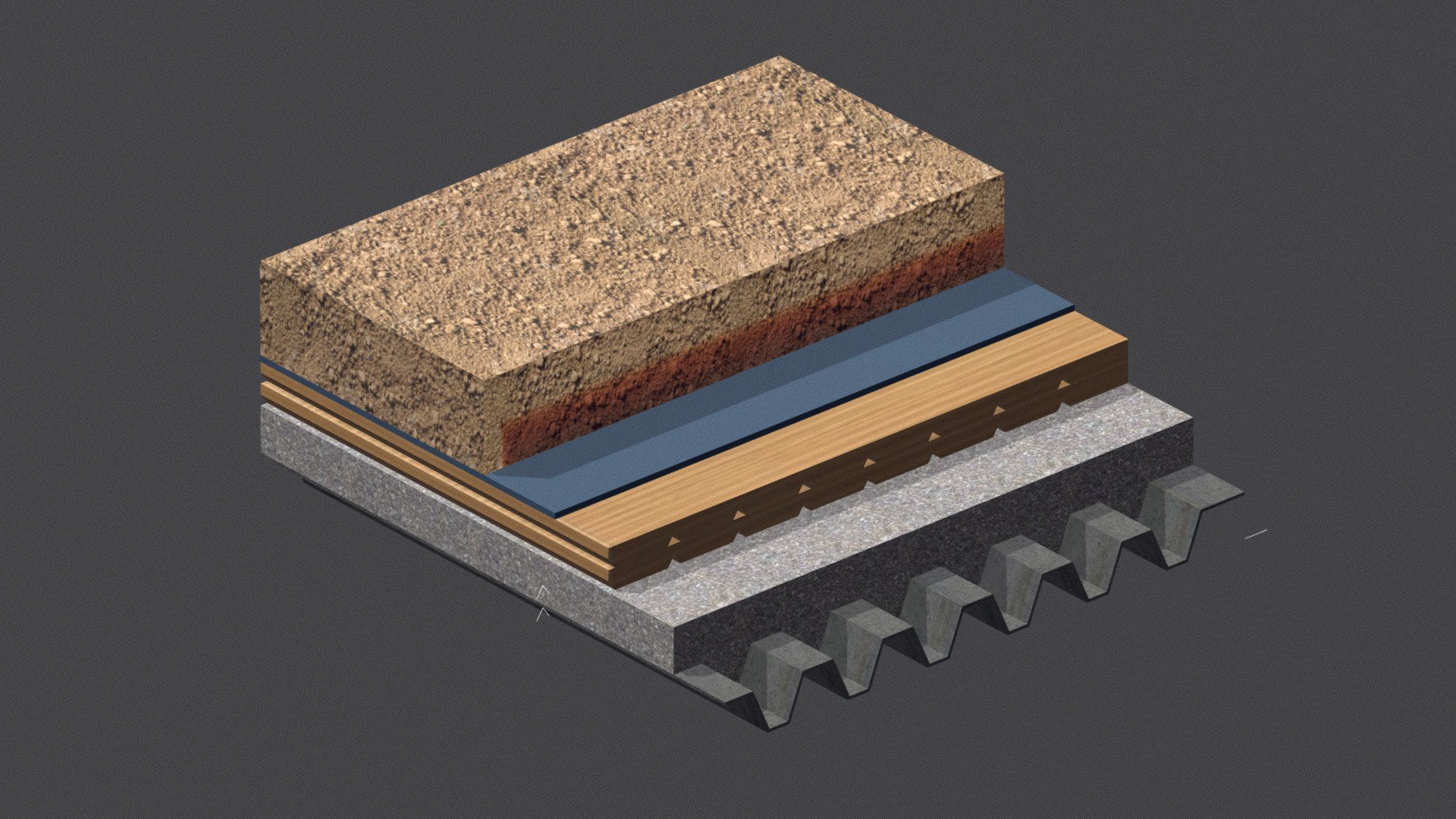Floor layers - 3D model by Devvrat [2ad282c] - Sketchfab