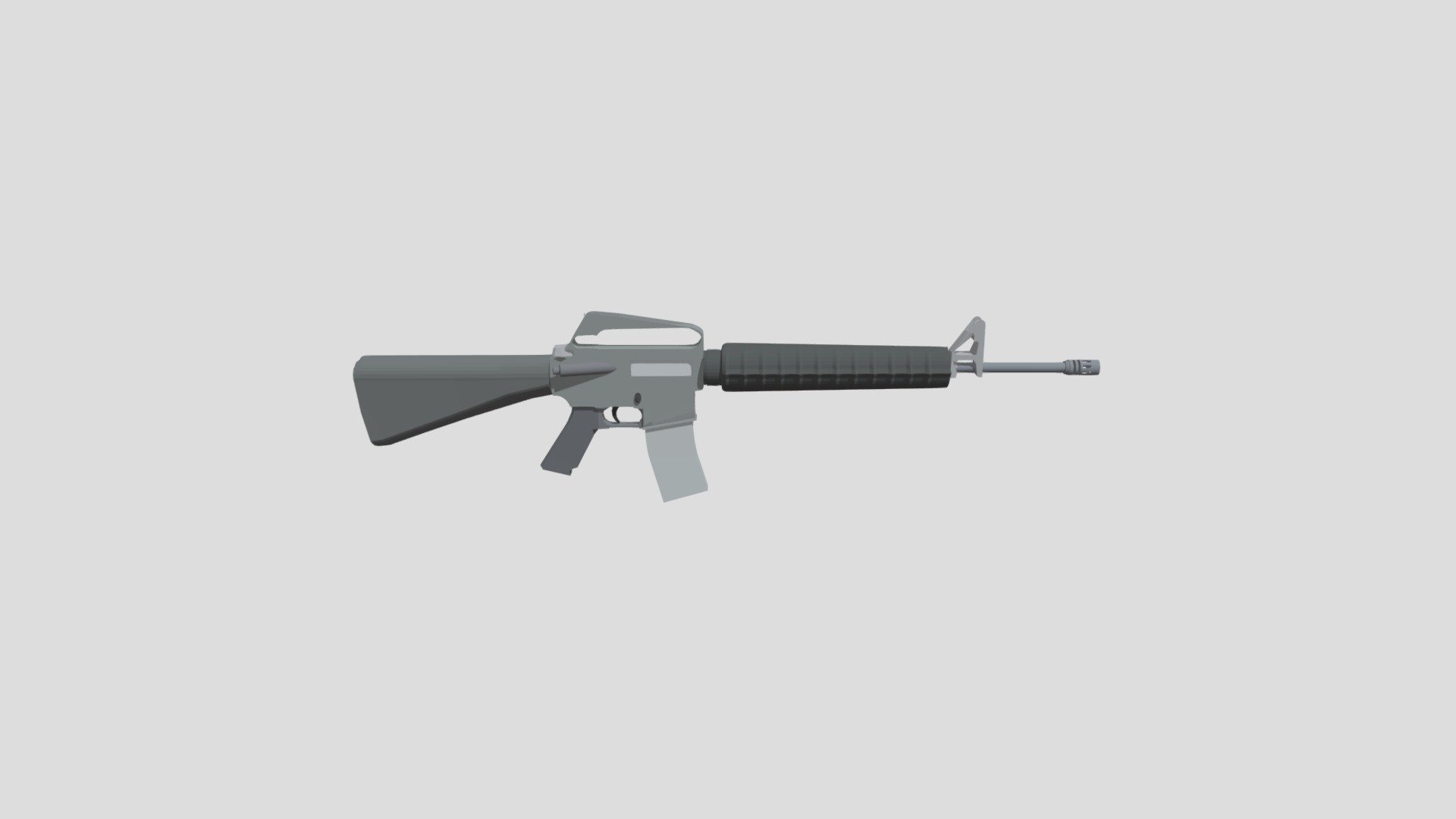 M16a1 Model 2 - 3D model by SkyInThePie [2ad5356] - Sketchfab