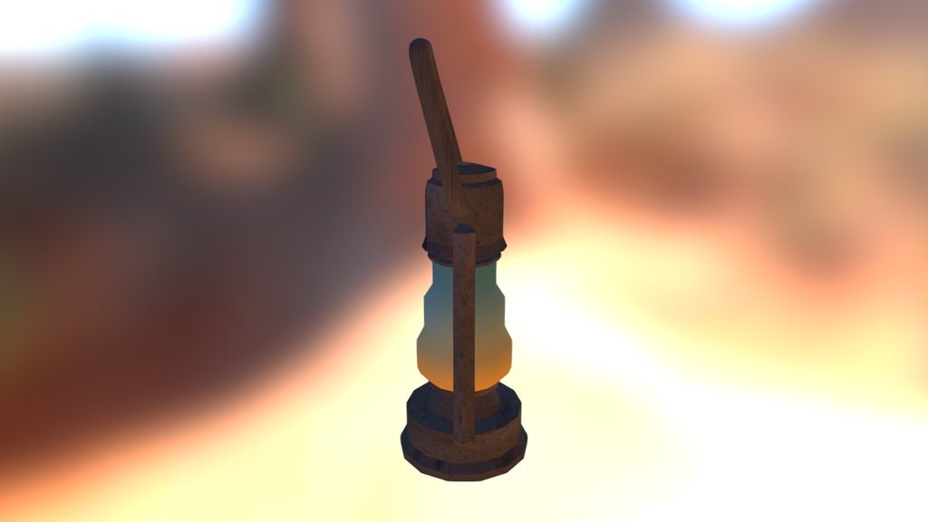 Low-Poly Lantern - 3D model by Tom (@tommehsart) [2ad6e52] - Sketchfab
