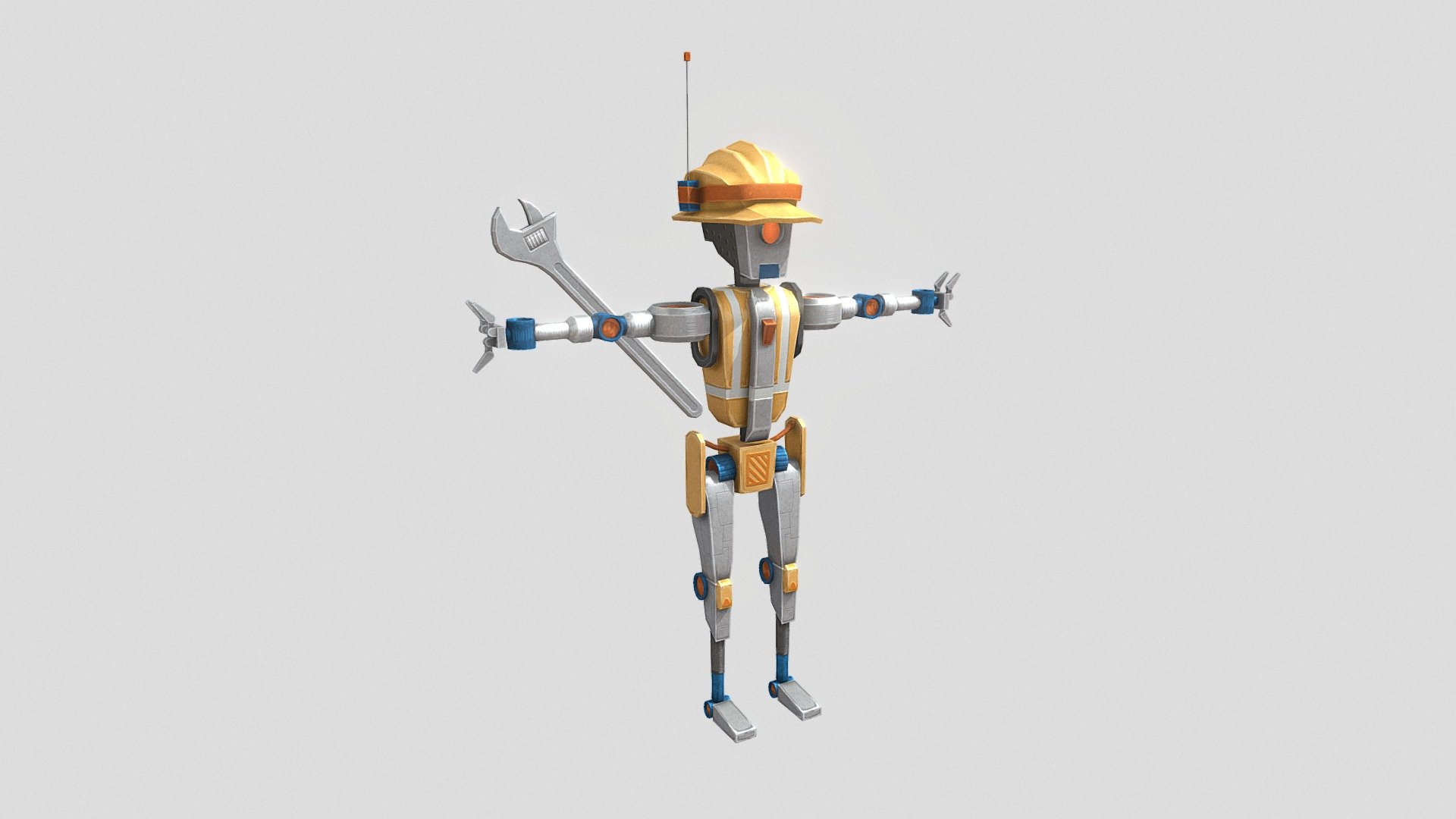 Robotopia - Player Robot - 3D model by Chuqiao (@chuqiaozhao) [2ad7bd2 ...