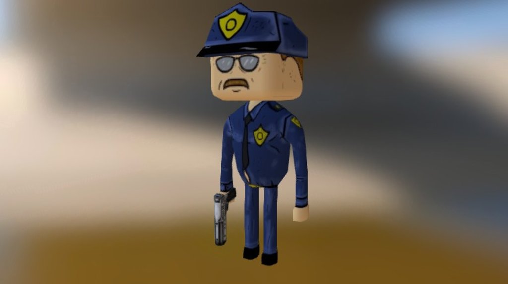 Cop Tex Gun - 3D model by scott.griesberg [2ad8d46] - Sketchfab