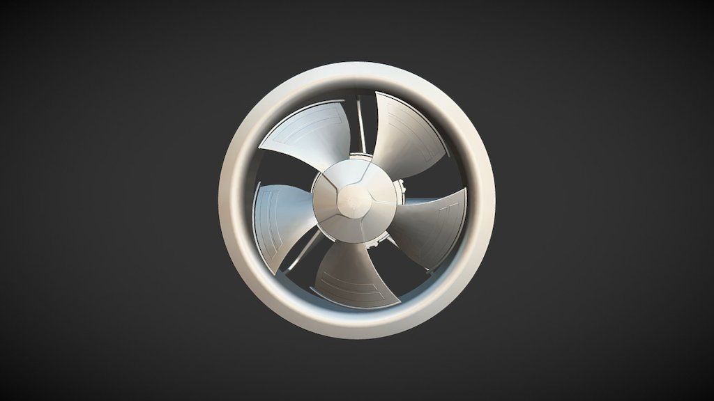 Axial Fan Assembly - 3D model by Absolute3D [2ad976b] - Sketchfab
