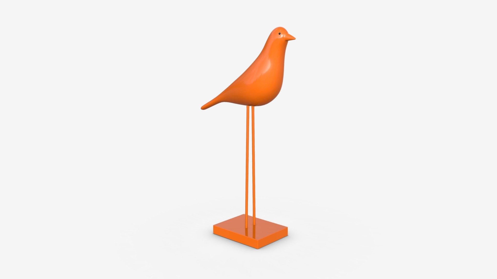 Abstract Ceramic Bird Figurine - Download Free 3D model by HQ3DMOD ...
