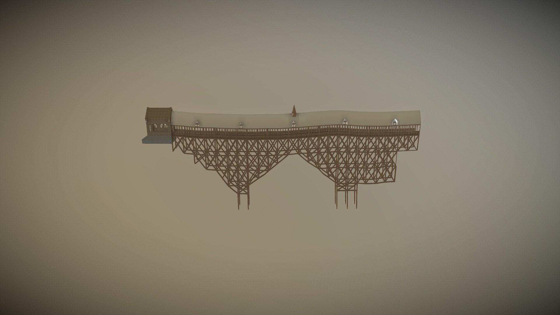 Hogwarts Wooden Bridge - 3D model by Andy.Speirs [2ada8c4] - Sketchfab