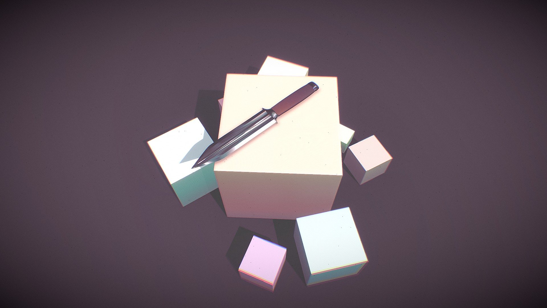[15] Dagger _ Inktober 2023 - 3D model by Glub (@GlubGraphics) [2adad79 ...