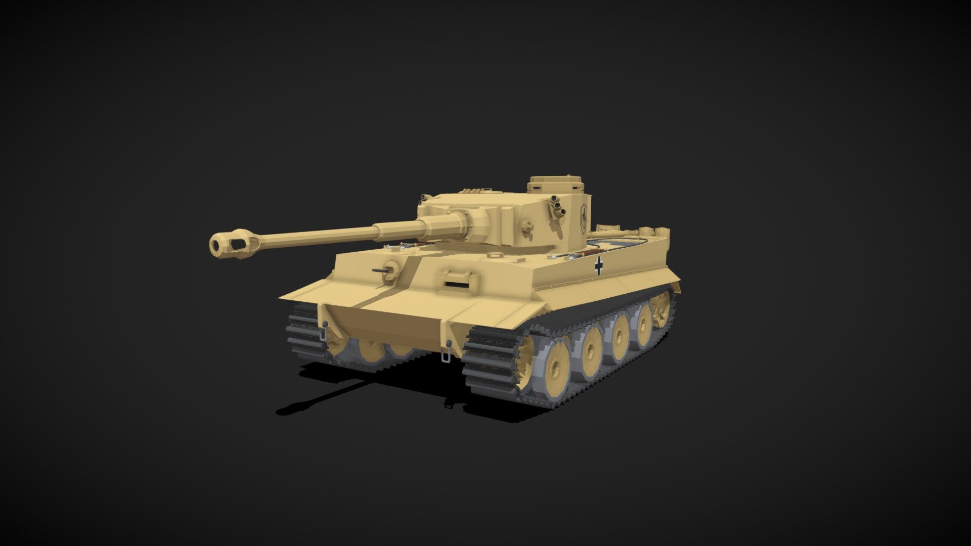 Tiger I - Panzer VI Tiger - Low Poly - Download Free 3D model by ...