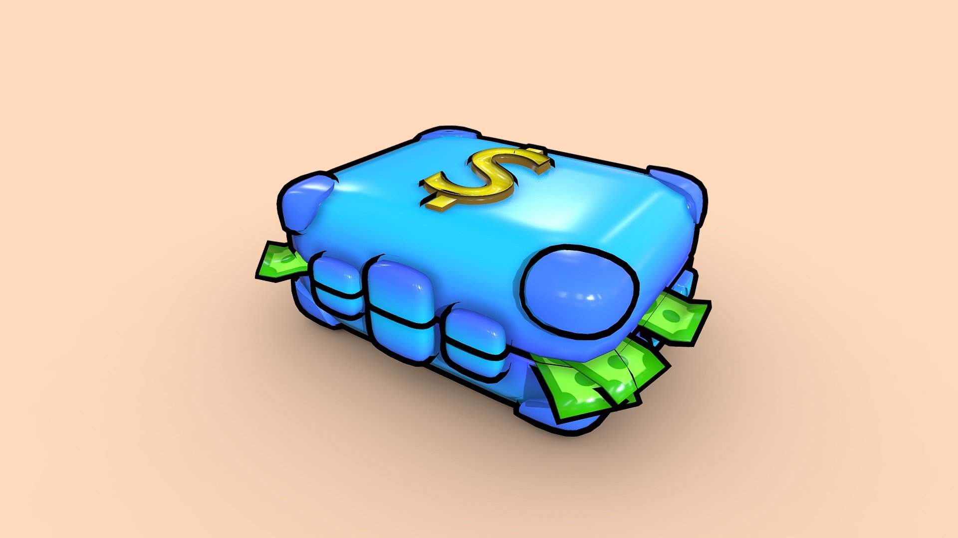 Money_Bag - 3D model by Ashish Sumera (@AshishSumera) [2adcdcd] - Sketchfab