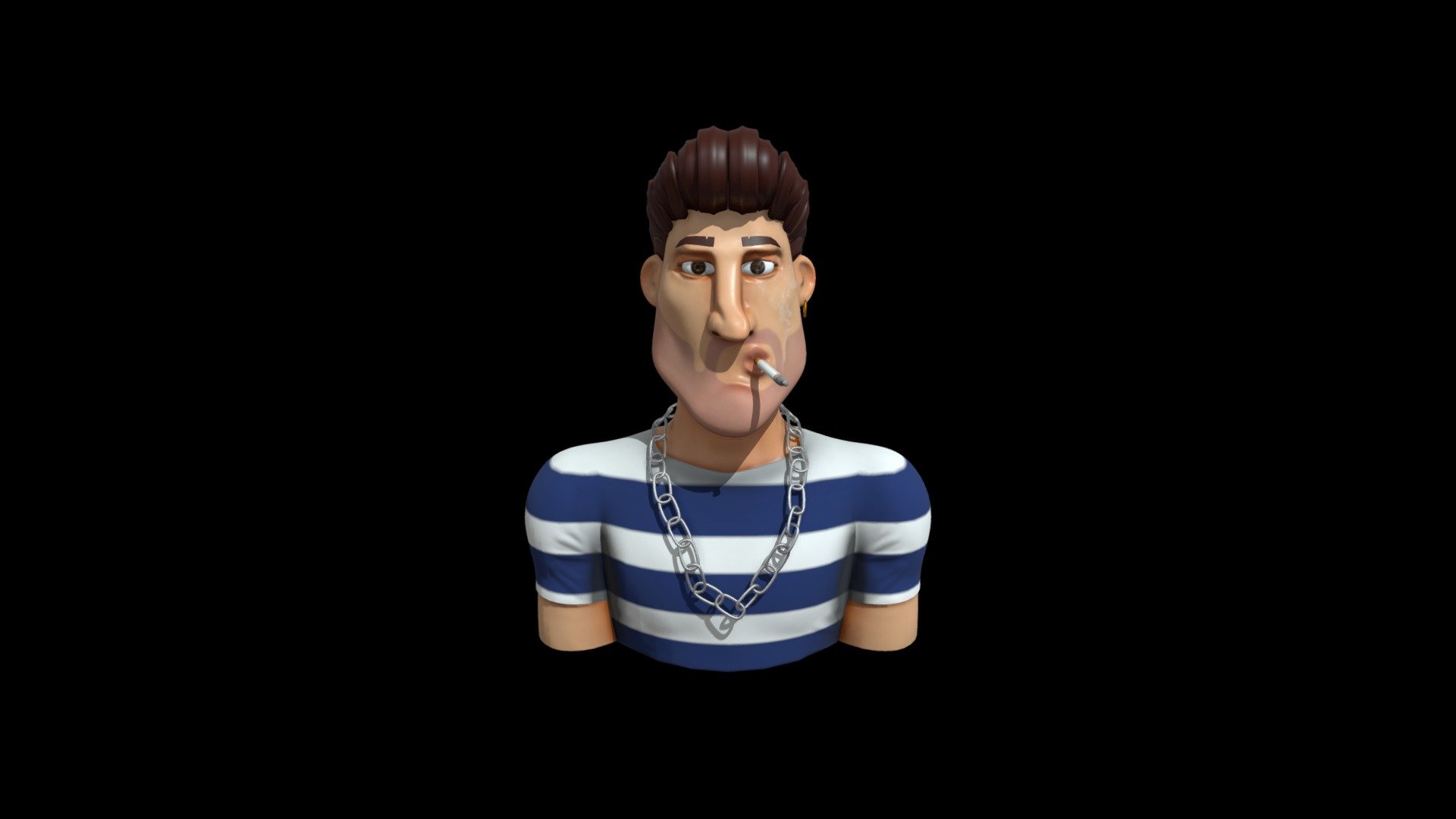 Stylized Male Character - 3D model by lurondor [2add93d] - Sketchfab