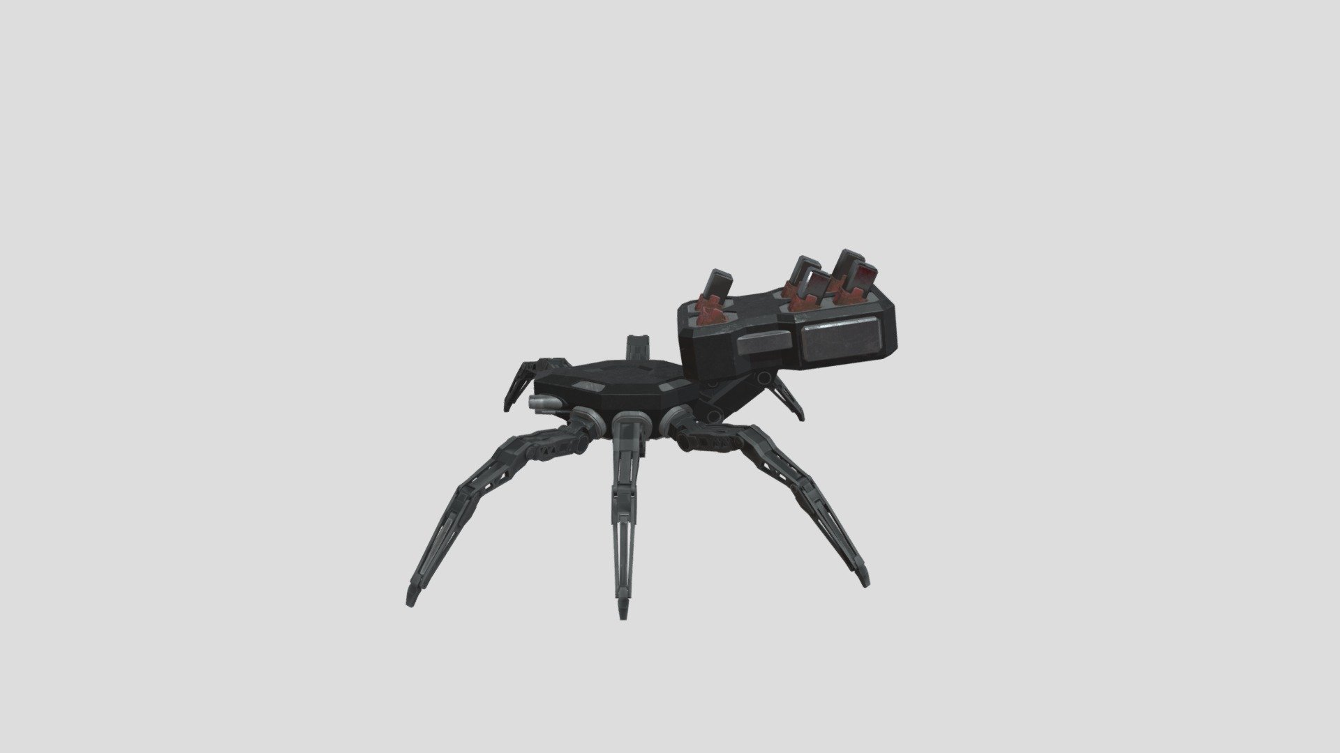 Spider Robot - 3D model by Alex (@alex.3dil22) [2ade412] - Sketchfab