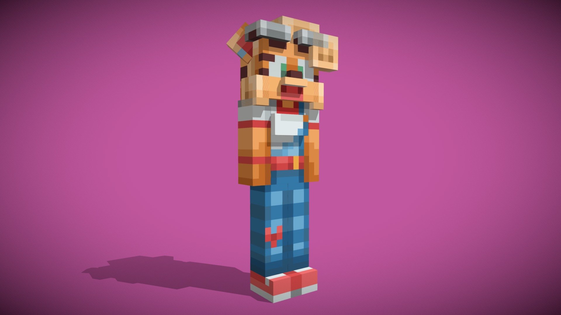 Coco Bandicoot IAT (Minecraft Style) - 3D model by VactricaKing ...