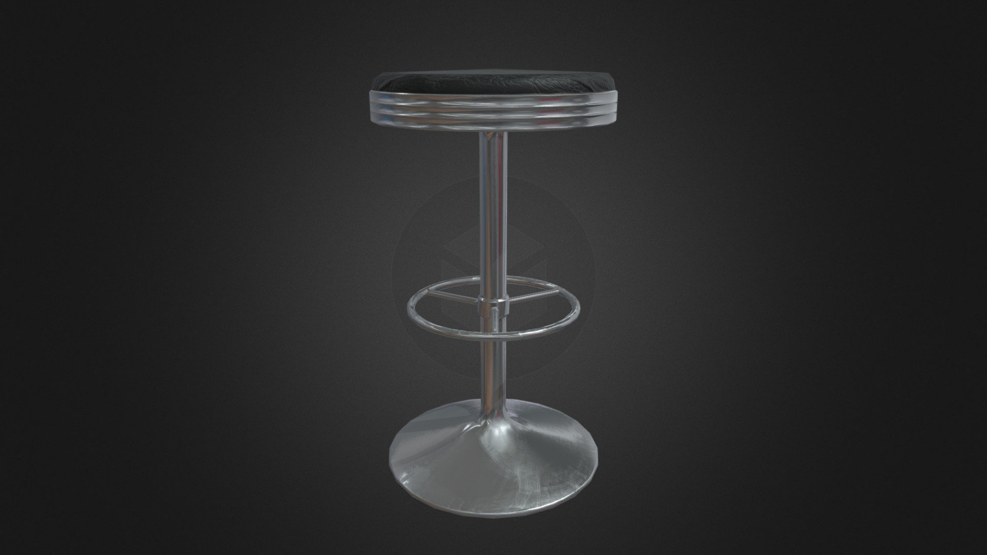 Old Diner Stool - 3D model by Aureldocks [2ae1d98] - Sketchfab