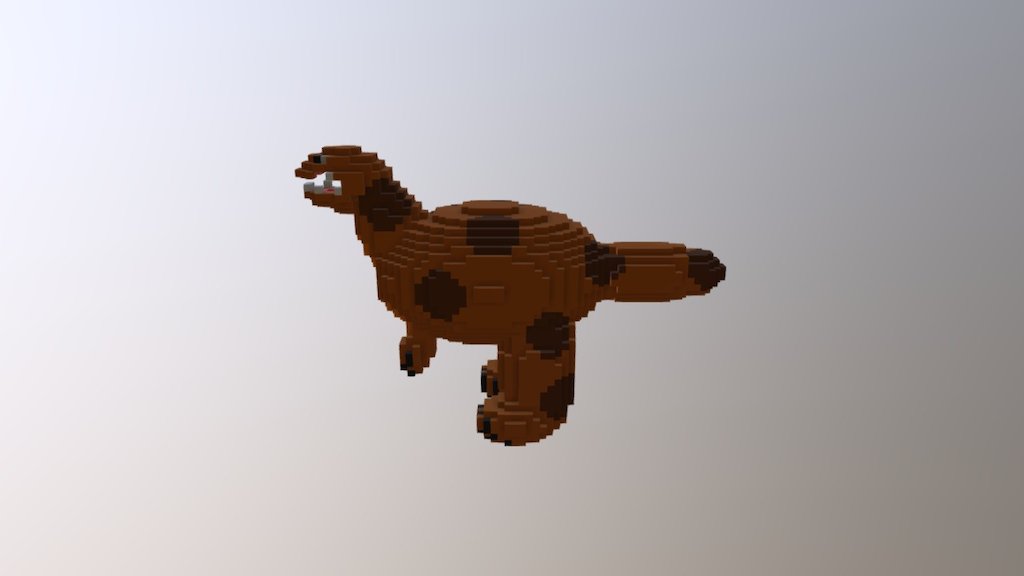 Dino 4 (54 bit) - 3D model by zeddy [2ae2e30] - Sketchfab