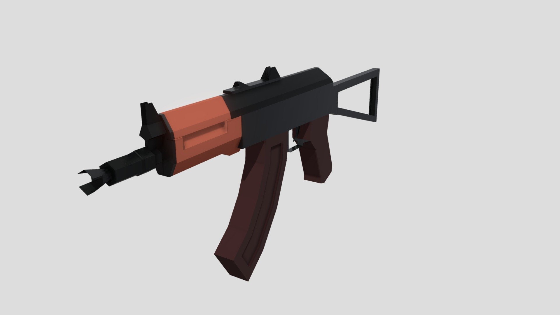 AKS-74U - Low Poly - Download Free 3D model by Wersaus33 [2ae3e48 ...