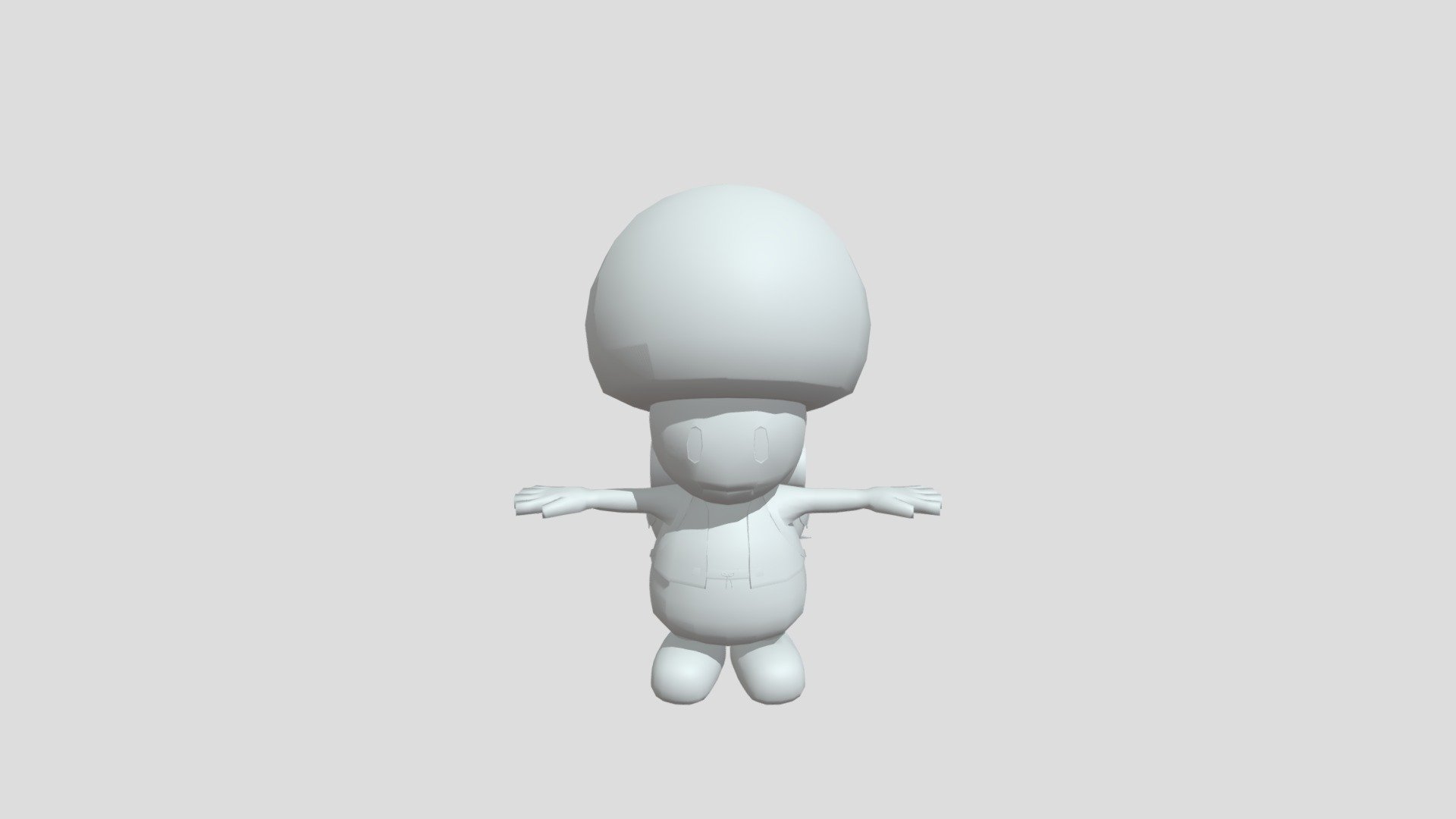 3d Toad Character ( Kinopio ) - 3D model by Sarafat_3d_artist [2ae44b8 ...