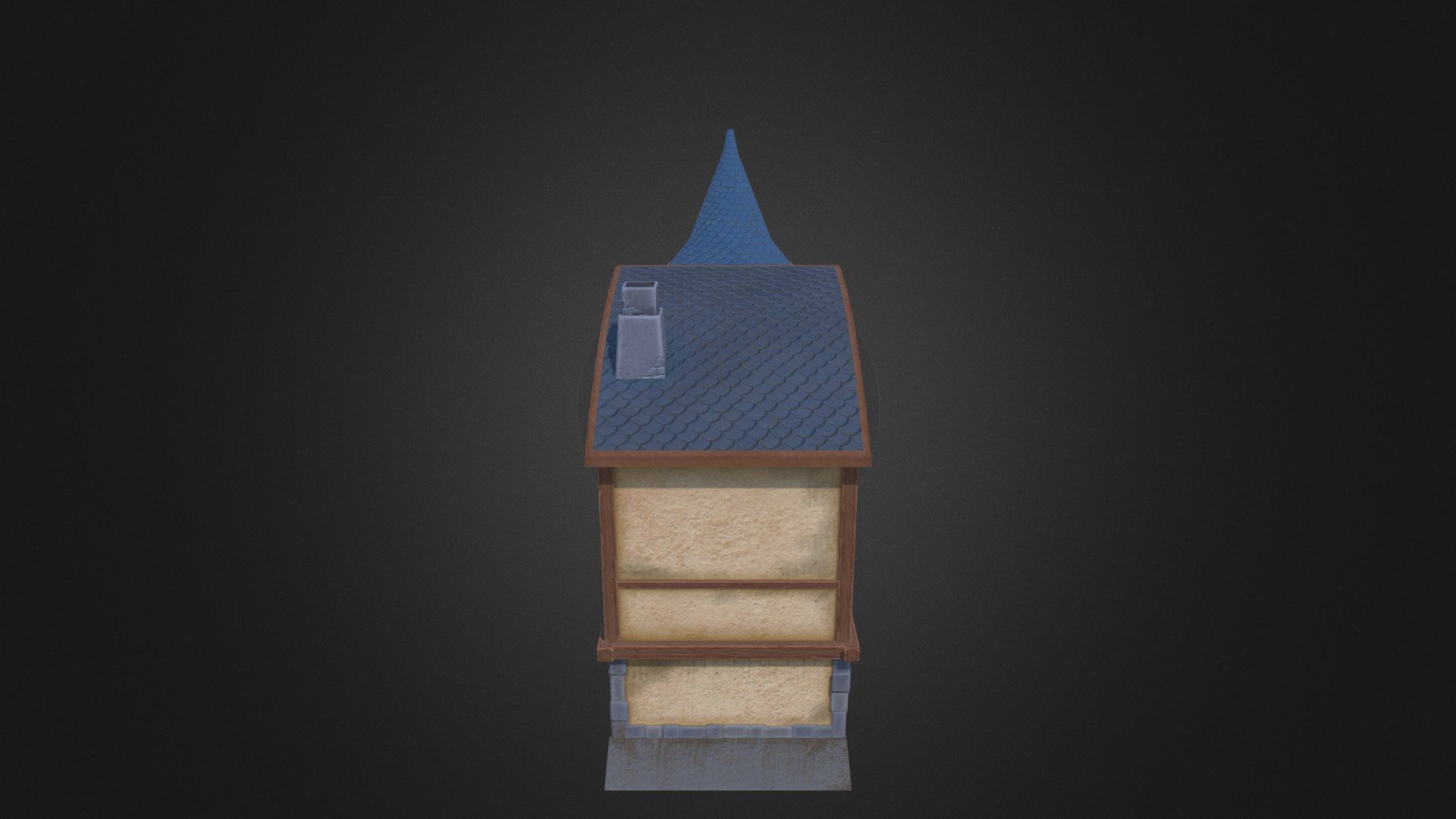 Stylized House - 3D model by grysnpank213 [2ae68b4] - Sketchfab