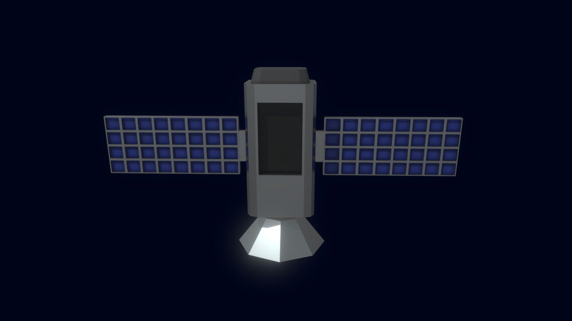 Low poly Satellite - Download Free 3D model by Green fish ...