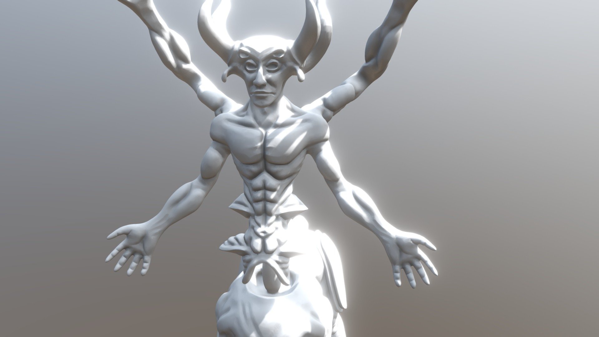 Centaur Deamon - 4arms - 3D model by kane_sk06 (@kanesk06) [2ae79e6 ...