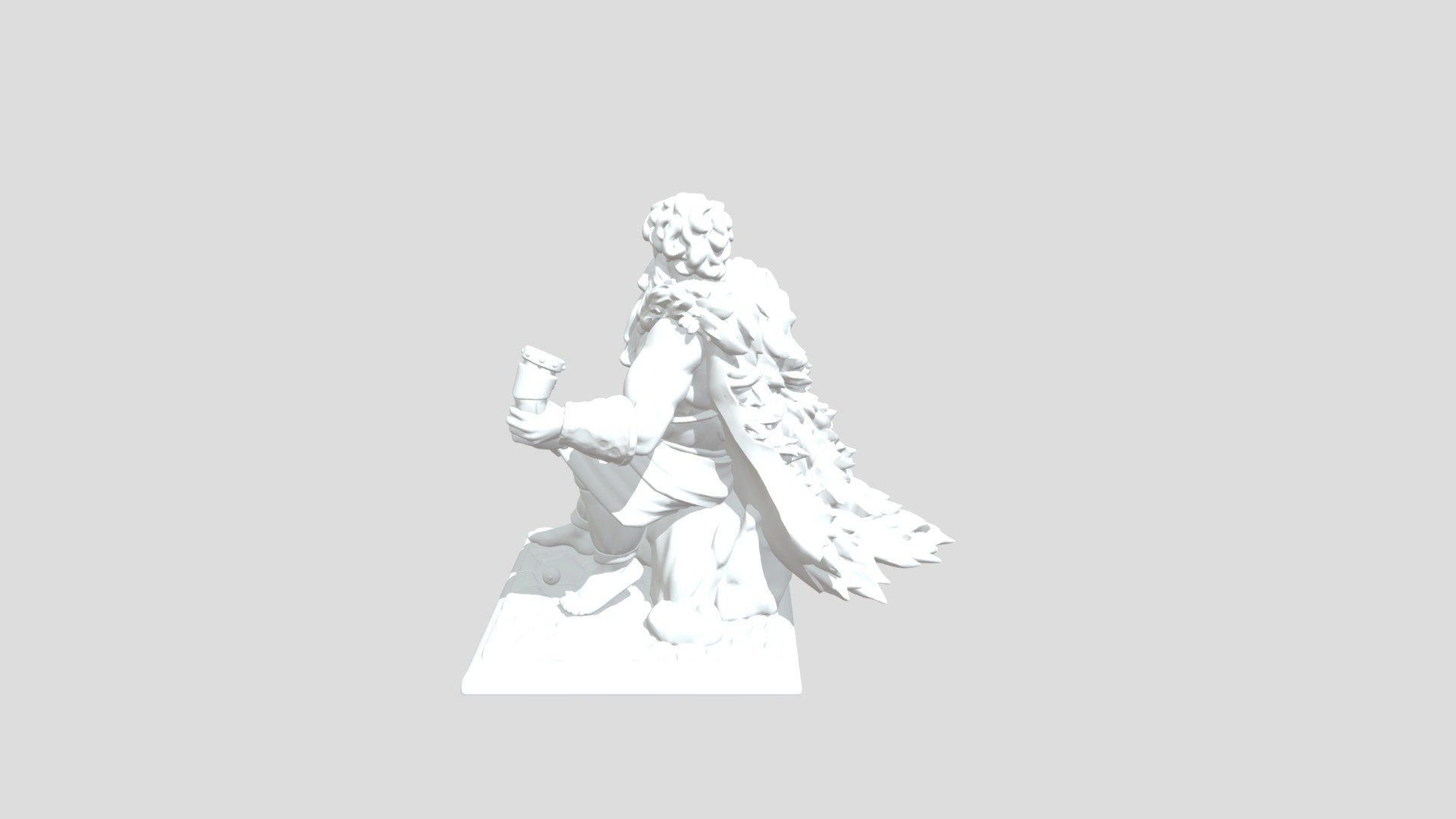 Seated Statue of Thor - Download Free 3D model by Eoformann [2ae8ba6 ...