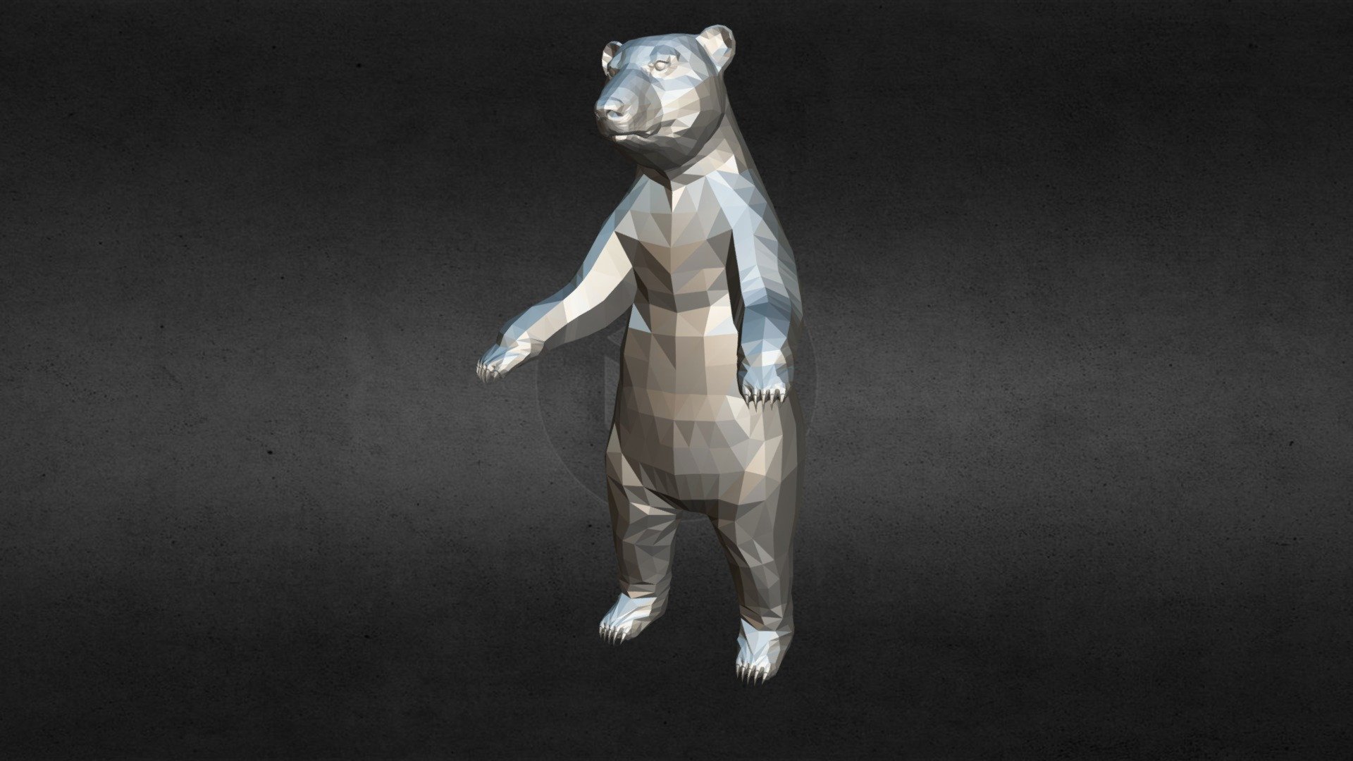 Metal polar bear - 3D model by xiaohuihuihaha [2ae8c6a] - Sketchfab