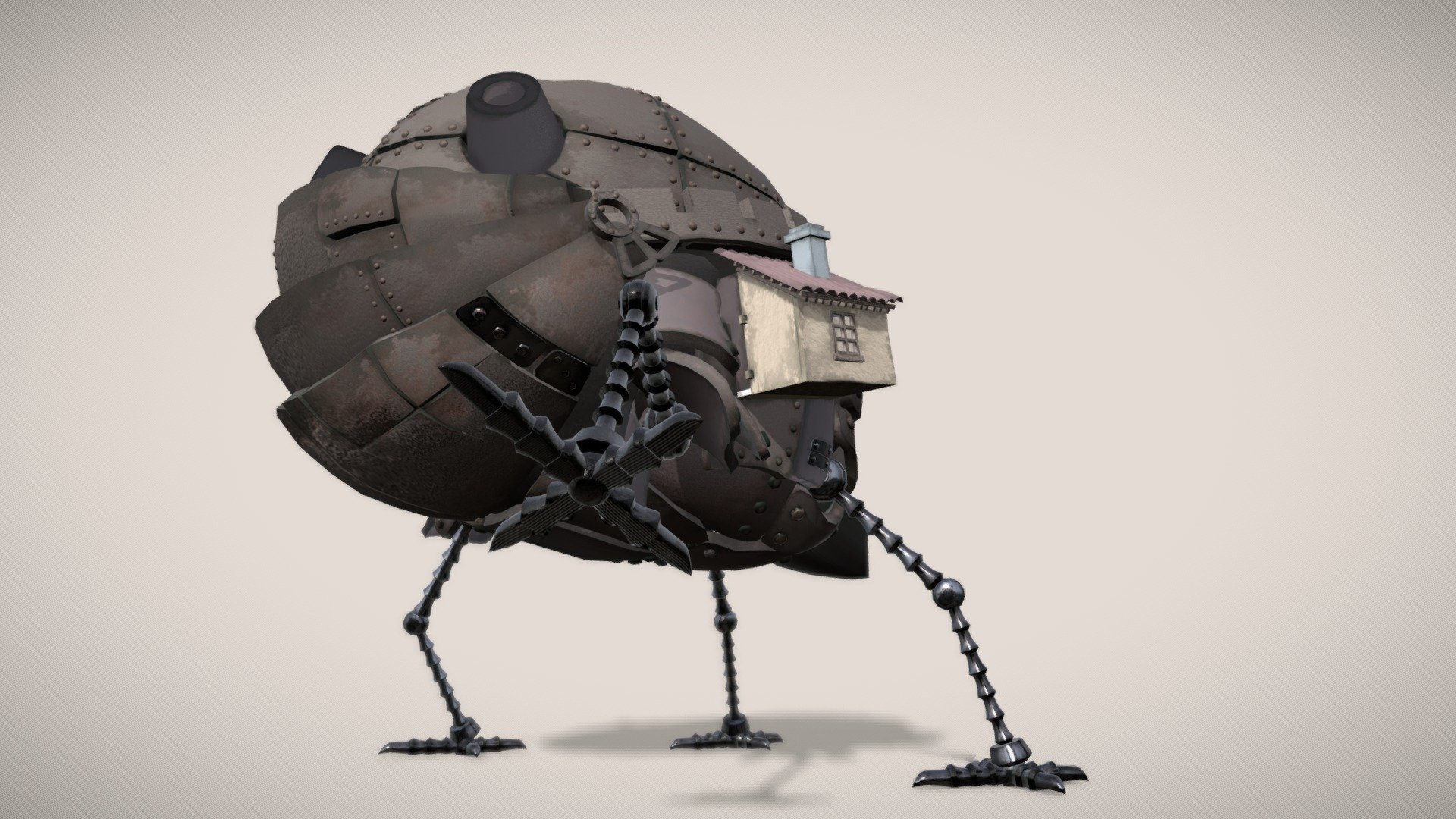 Howl's Moving Castle - Sophie's Castle - 3D model by honnun_eor ...