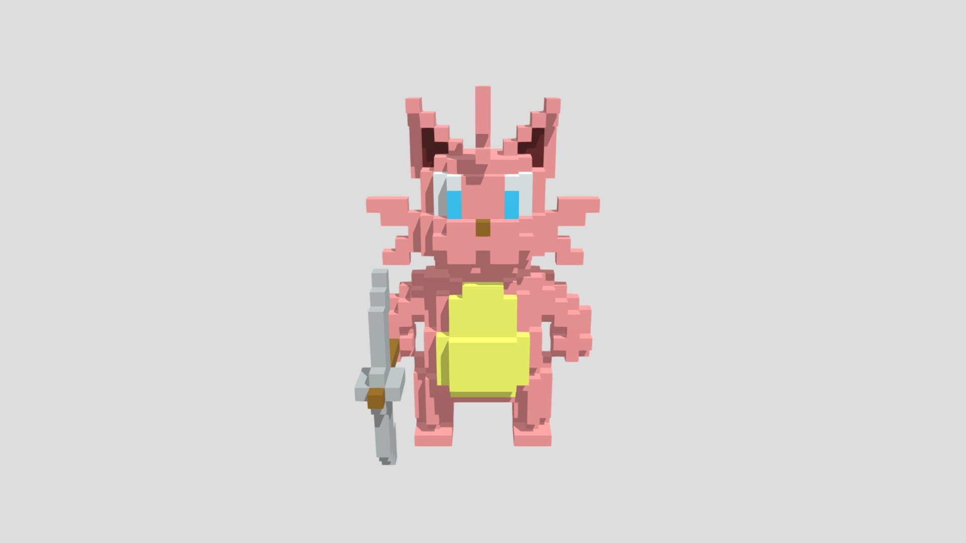 [Palworld] Pink Cat - Download Free 3D model by colombo0718 [2af0f19 ...