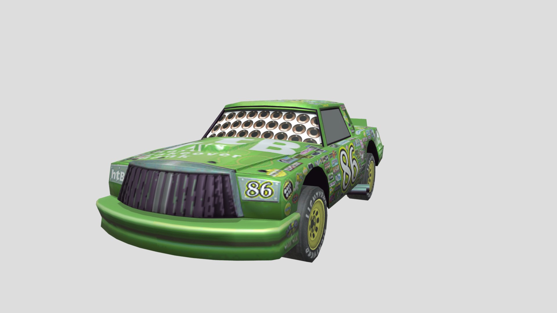Chick Hicks (GCN) - Download Free 3D model by kanaleja87 [2af2eec ...