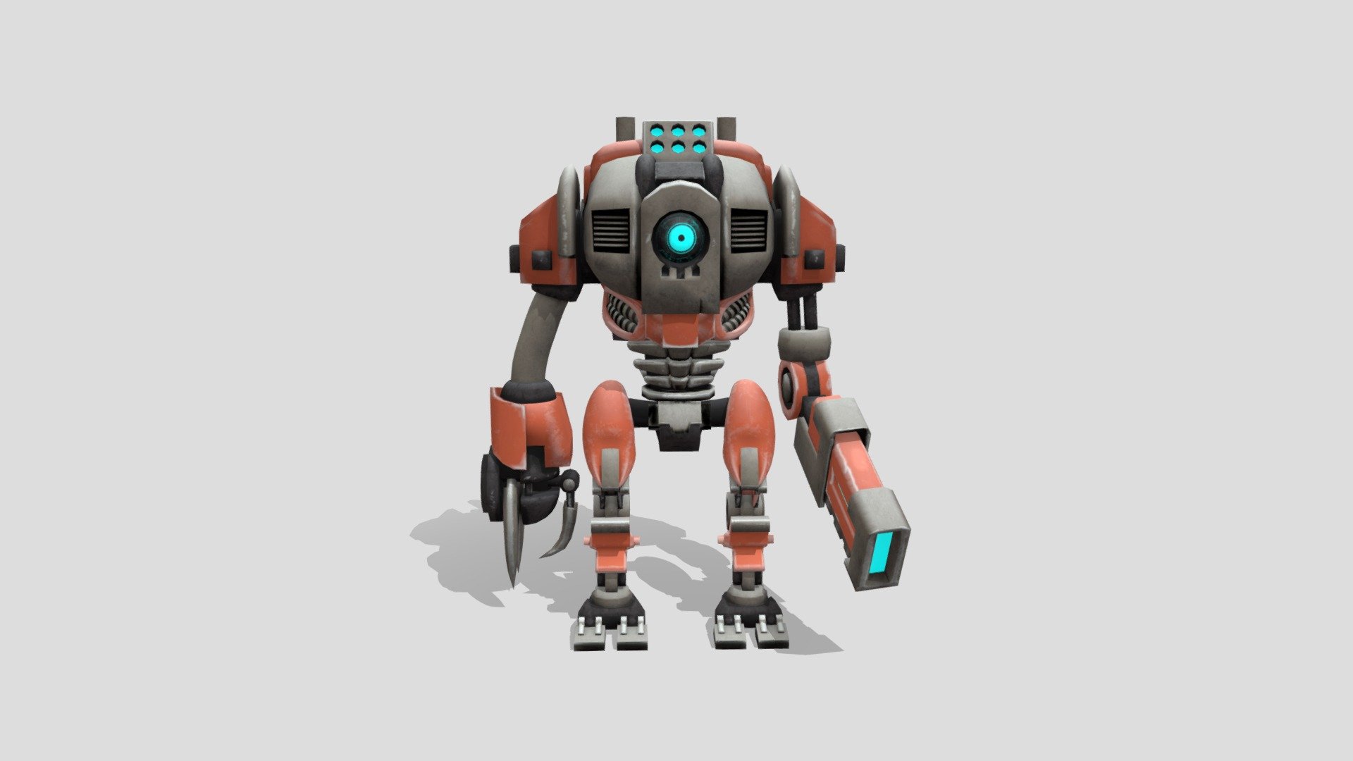 Cool Mecha - 3D model by Kii (@Kii.art) [2af302f] - Sketchfab