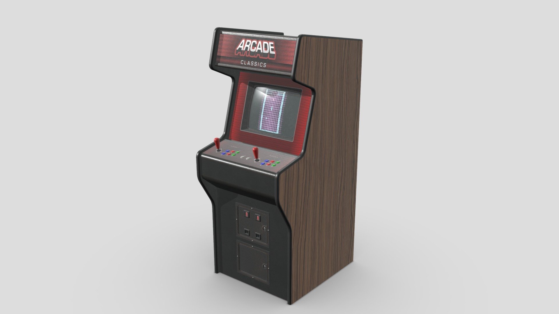 Vintage Arcade Cabinet - Buy Royalty Free 3D model by dusan.lamos ...