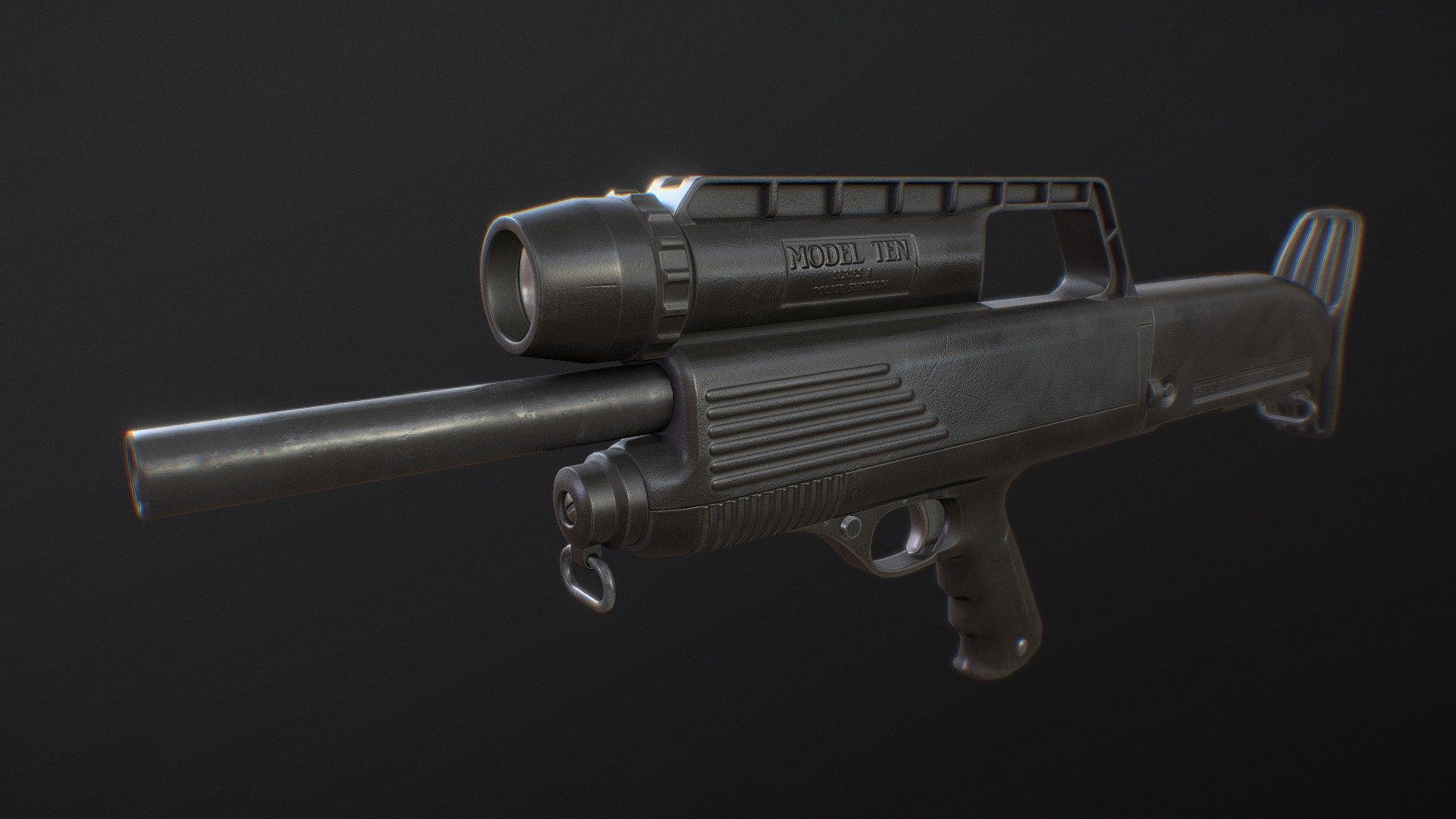 High Standard Model 10A - 3D model by Tuuttipingu [2af3615] - Sketchfab