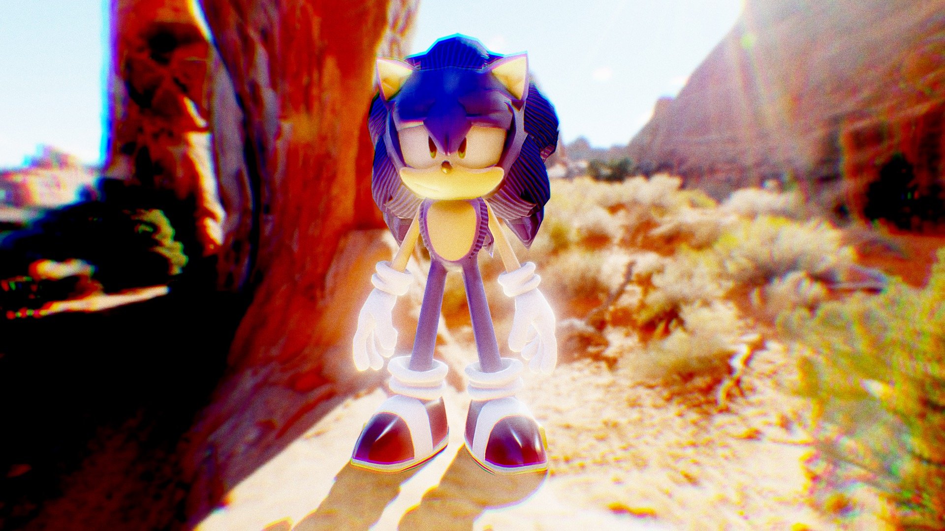 Sonic The Hedgehog Rig - Download Free 3D model by John Doe ...