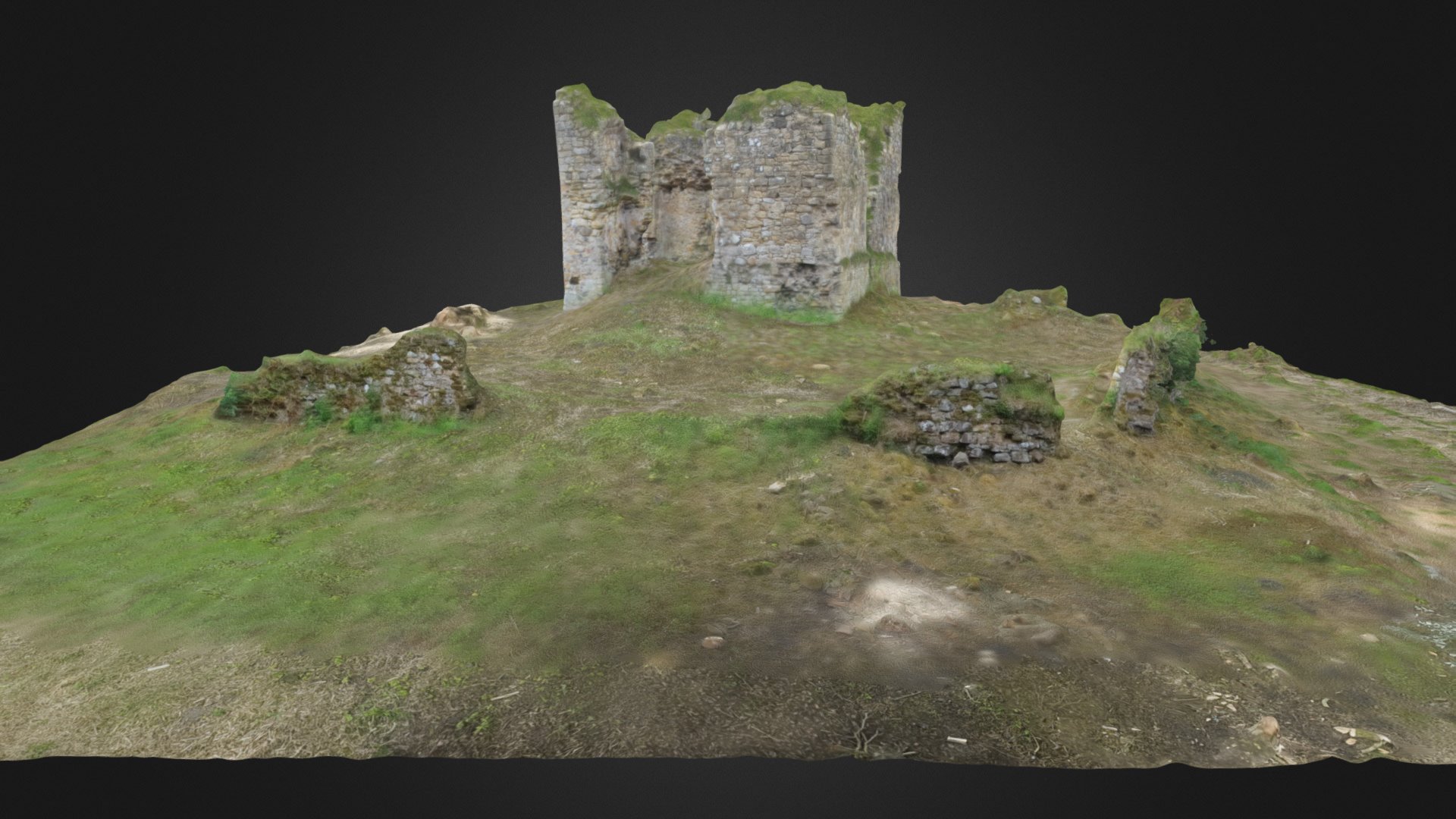 Lochore Castle - 3D model by Mike Arrowsmith (@mikearrowsmith) [2af3cdf ...