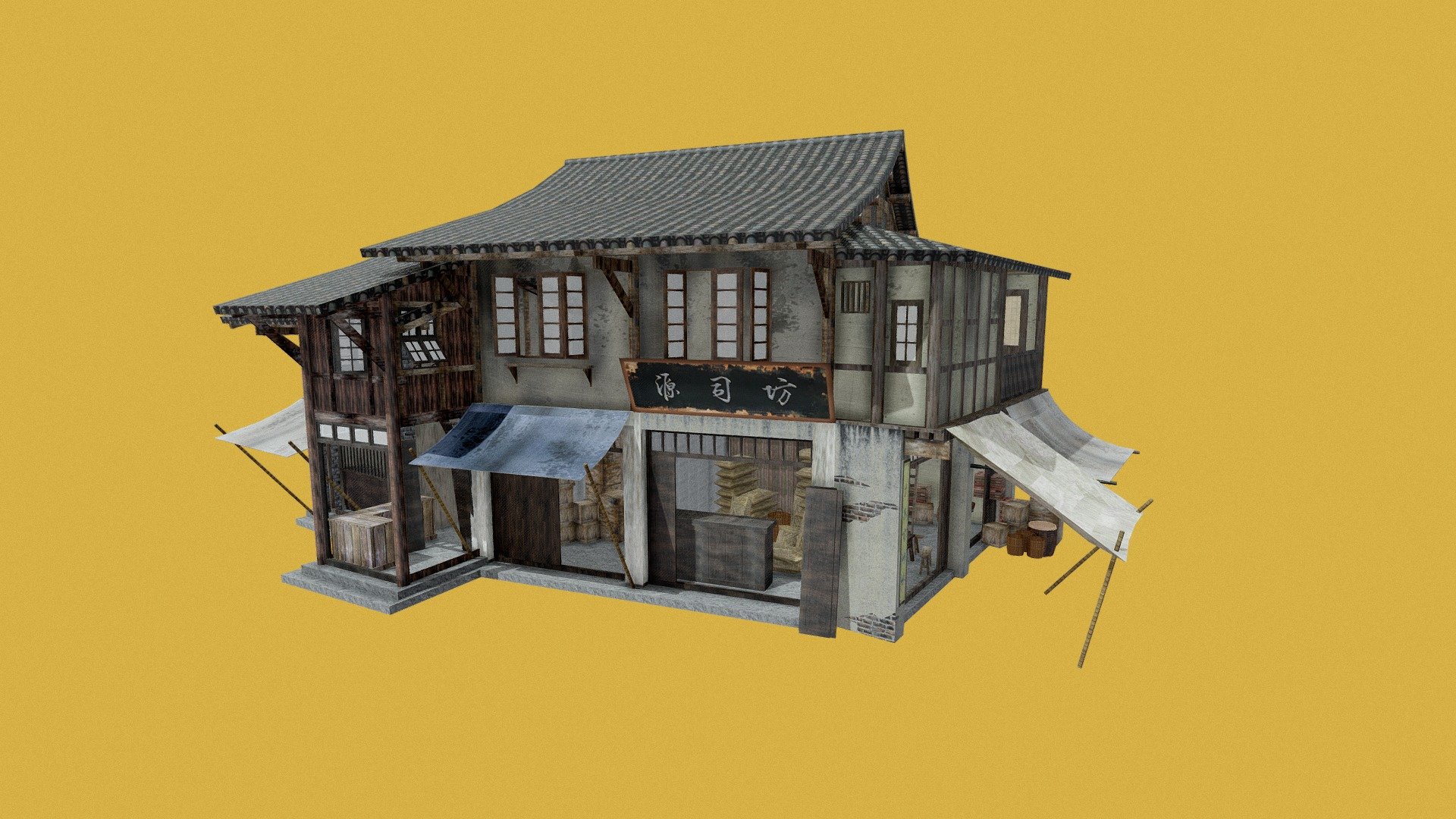 old building - Buy Royalty Free 3D model by okotaru (@loaferspore ...