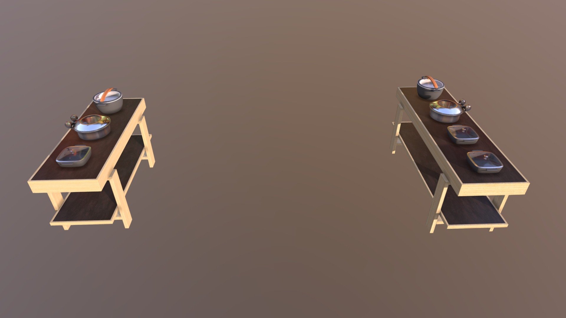 Induction Table 44443-00 , 44443-01 - 3D model by merlinbuffetsystems ...