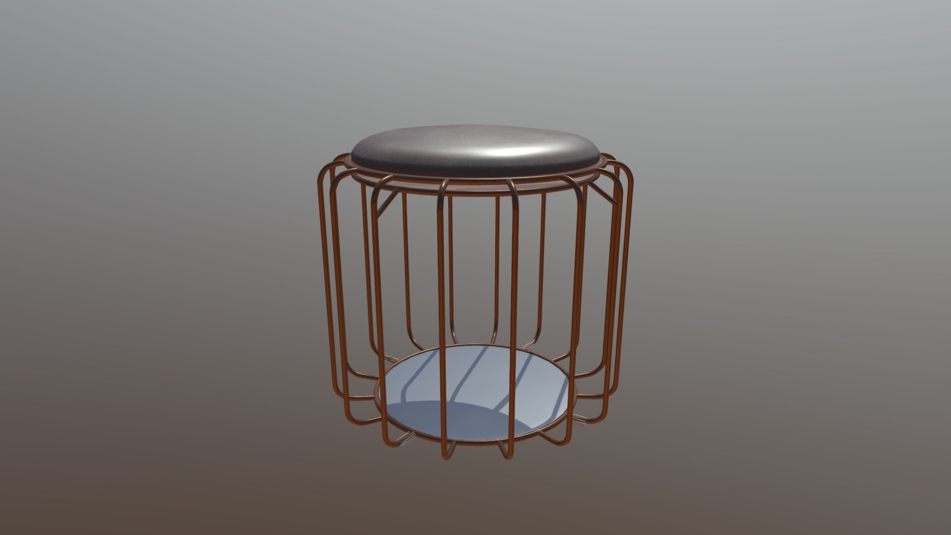 Trendy Dark Purple / Rose Side Table/Pouffe - 3D model by rugsandrooms [2af570e] - Sketchfab