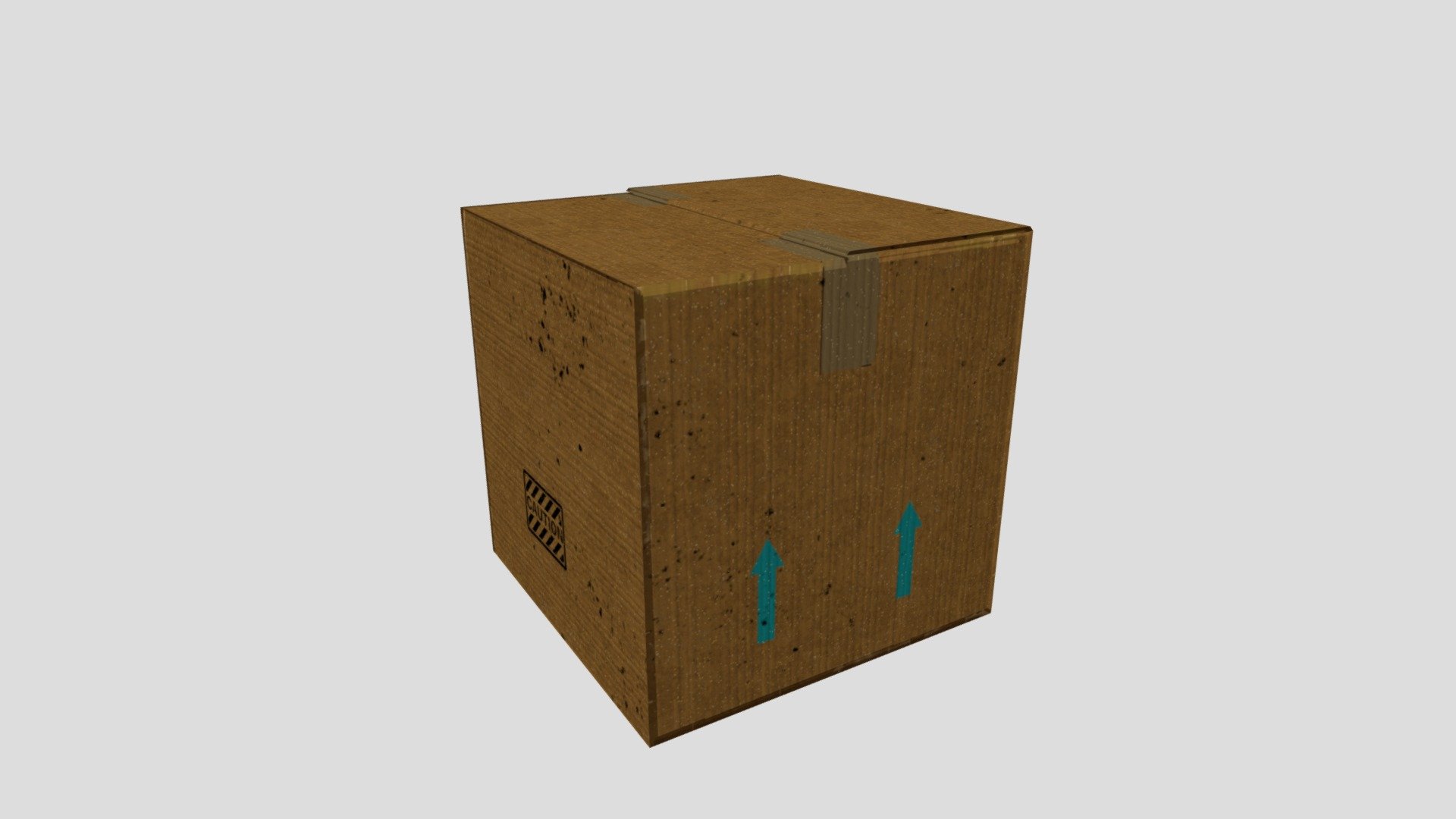 carboard box - 3D model by nicolasburns98 [2af6a20] - Sketchfab