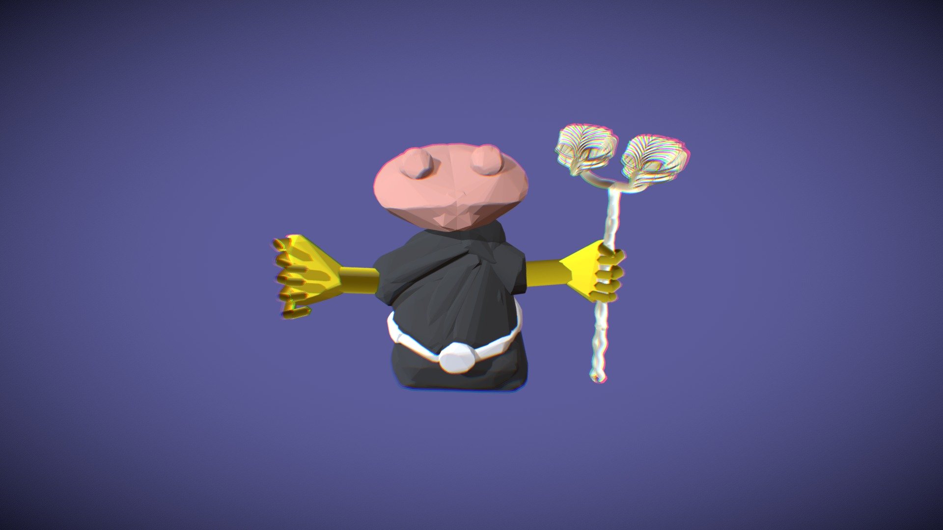 Alien monk - Download Free 3D model by CeroVR (@cerovac) [2af843a ...